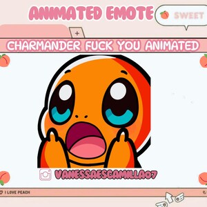 Animated Emotes Charmander Finger | Animated Emotes | Pokemon Emotes ...