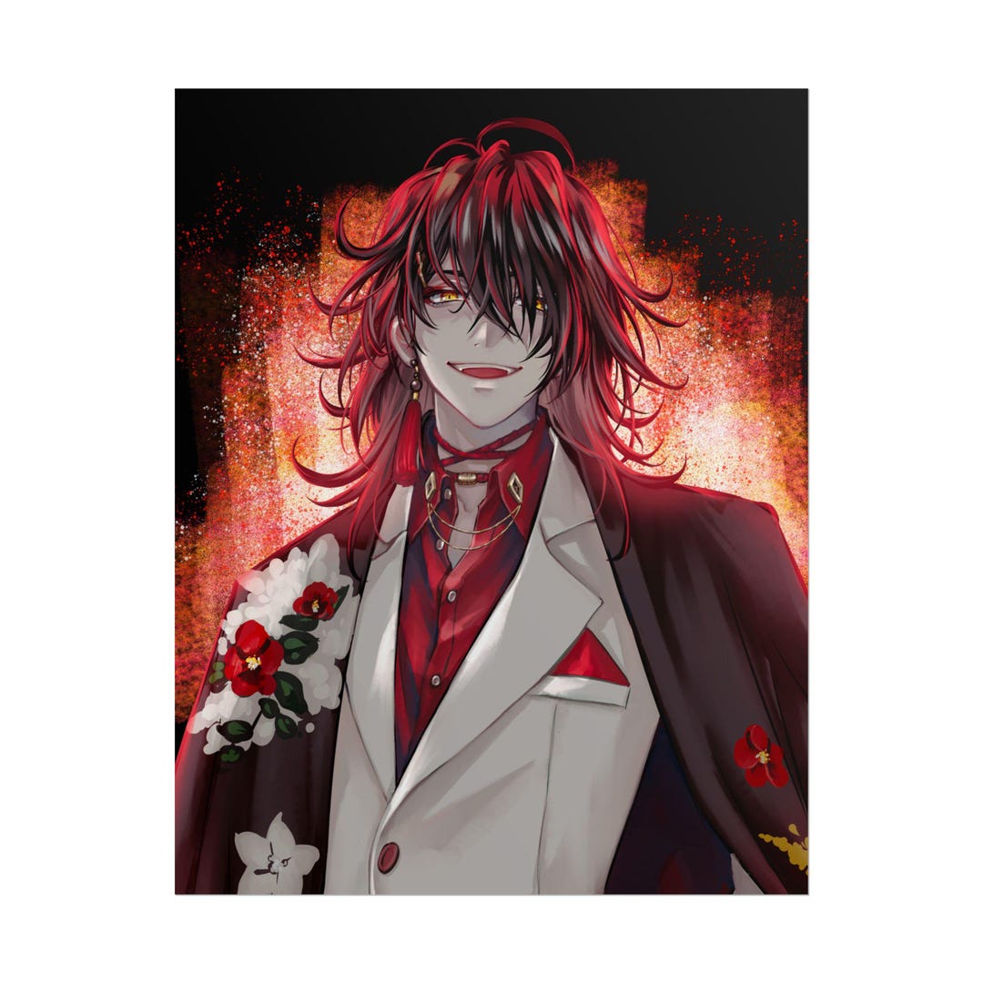 Vox Akuma | Poster | Nijisanji En Luxiem | Fanart - Etsy