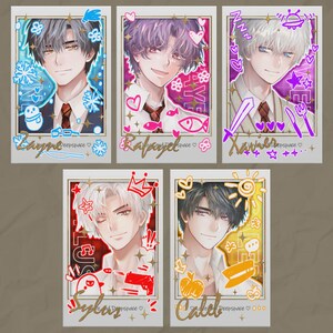 Zayne, Xavier, Sylus, Rafayel, Caleb | Love and Deepspace Mini Photo ...