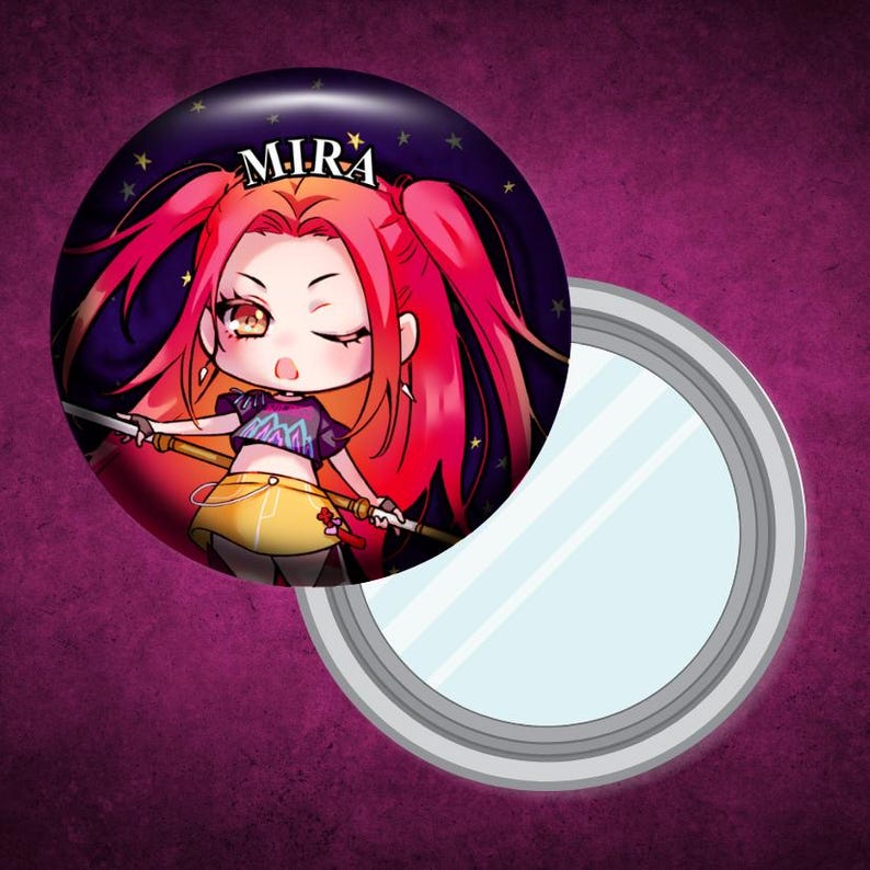 KPDH | Huntrix | Rumi Mira Zoey | Button Pin | Mirror - Etsy