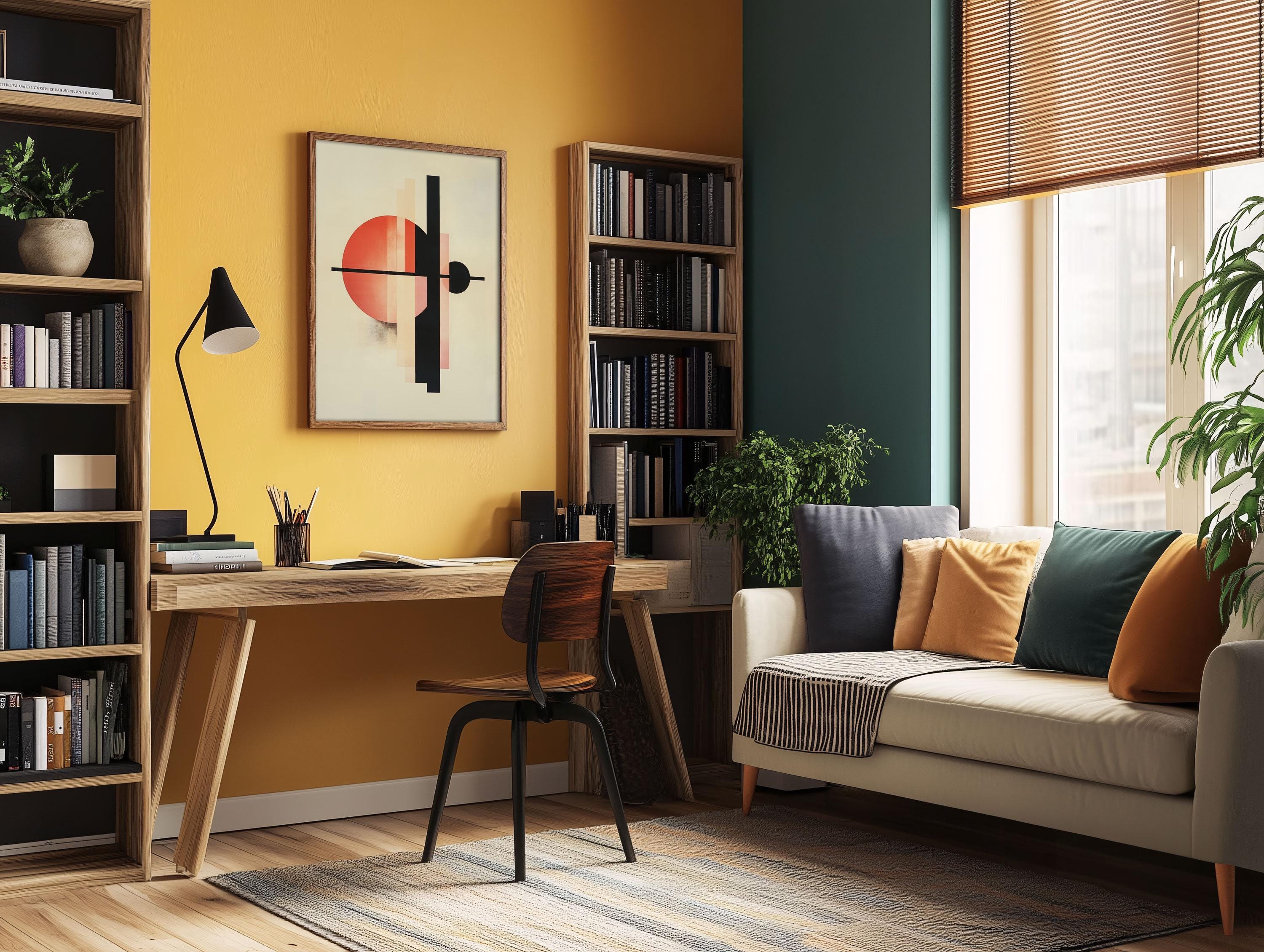 1920s Bauhaus Abstract Art - Geometric Modernism Wall Art - Avant-garde ...
