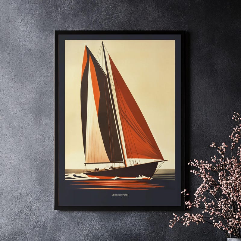 Sailing Poster - Etsy