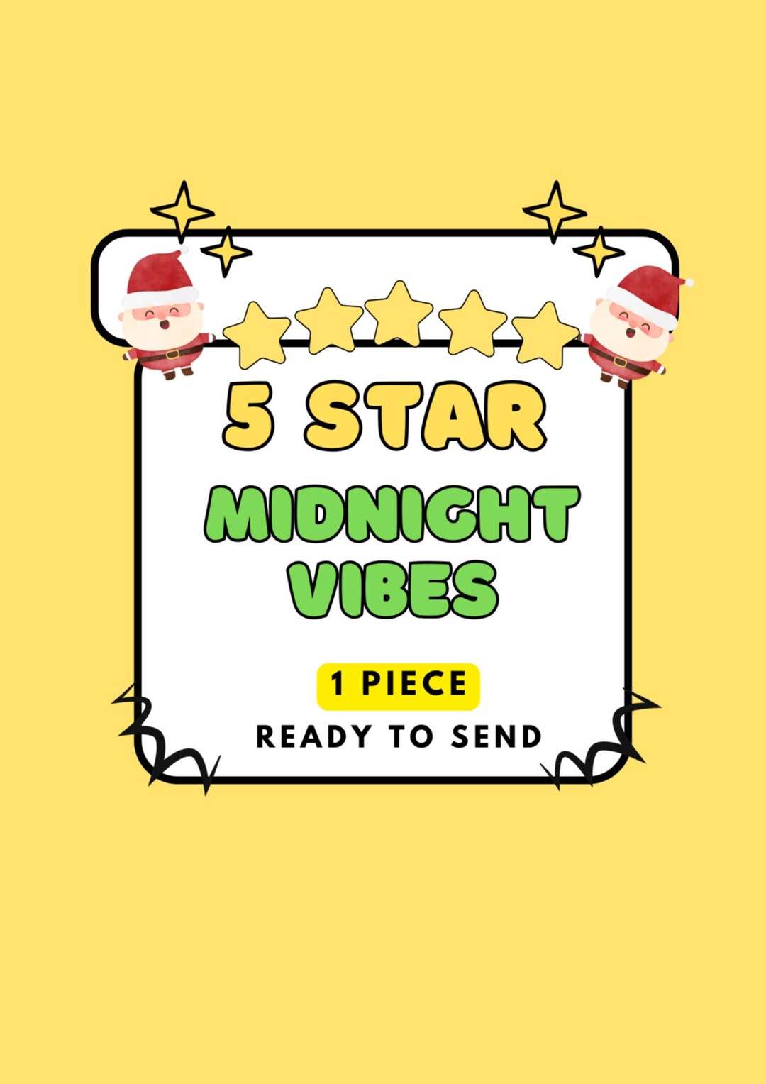 Mogo 5 Star Stickermidnight Vibes - Etsy