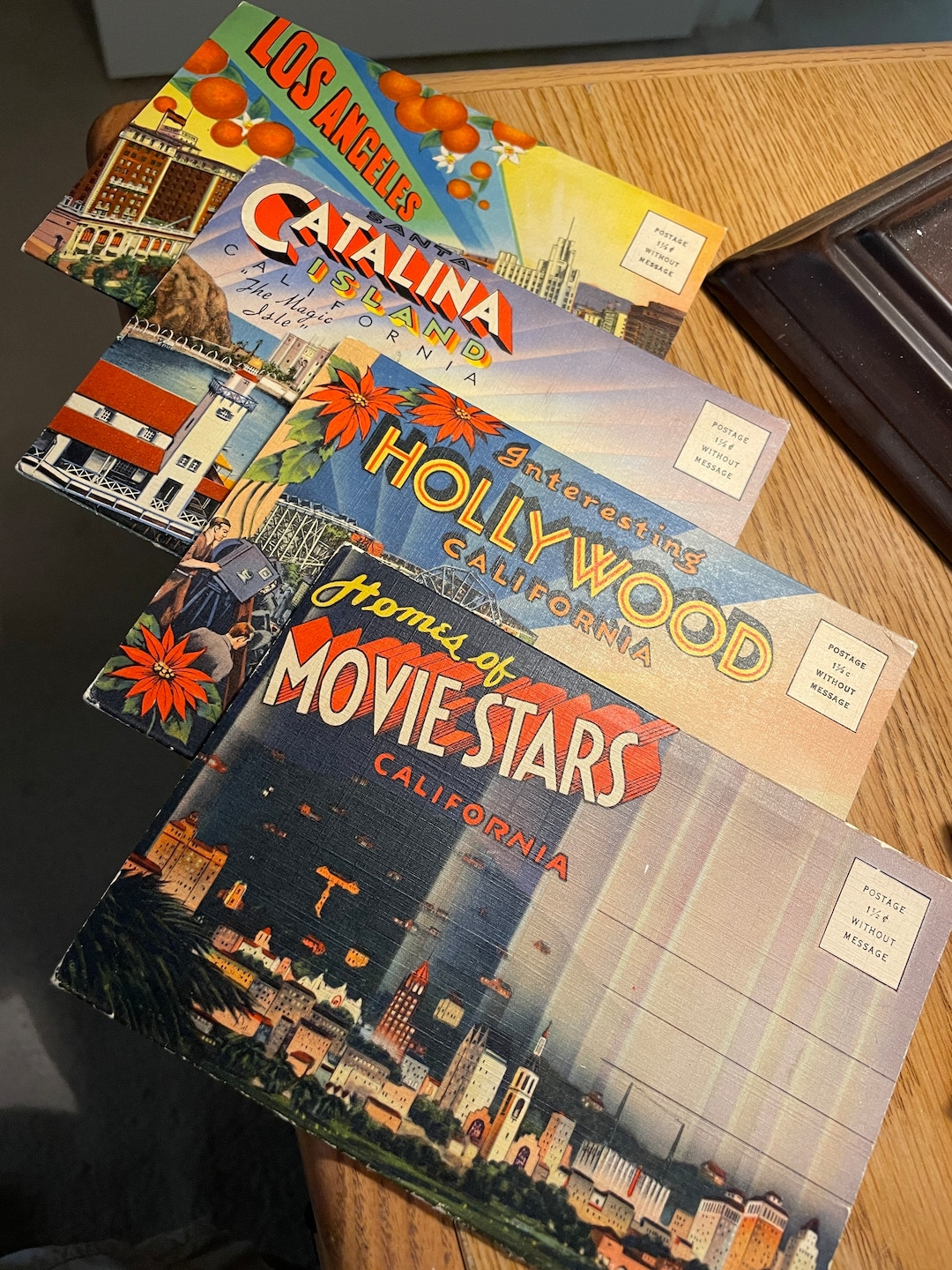 Vintage Postcard Folders From OLD Hollywood California/catalina Island ...