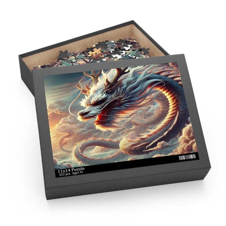 Dragon of the Dawn: A Majestic Sky Puzzle Adventure. Puzzle 120, 252 ...