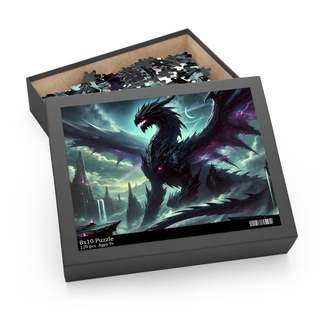 Bahamut Unleashed: the Dark Sovereign of the Skies Puzzle (120, 252, 500-piece) - Etsy