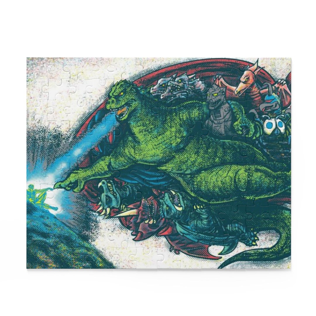 Puzzle, Godzilla Puzzle, Japanese Monster Jigsaw, 120 252 500 Piece ...