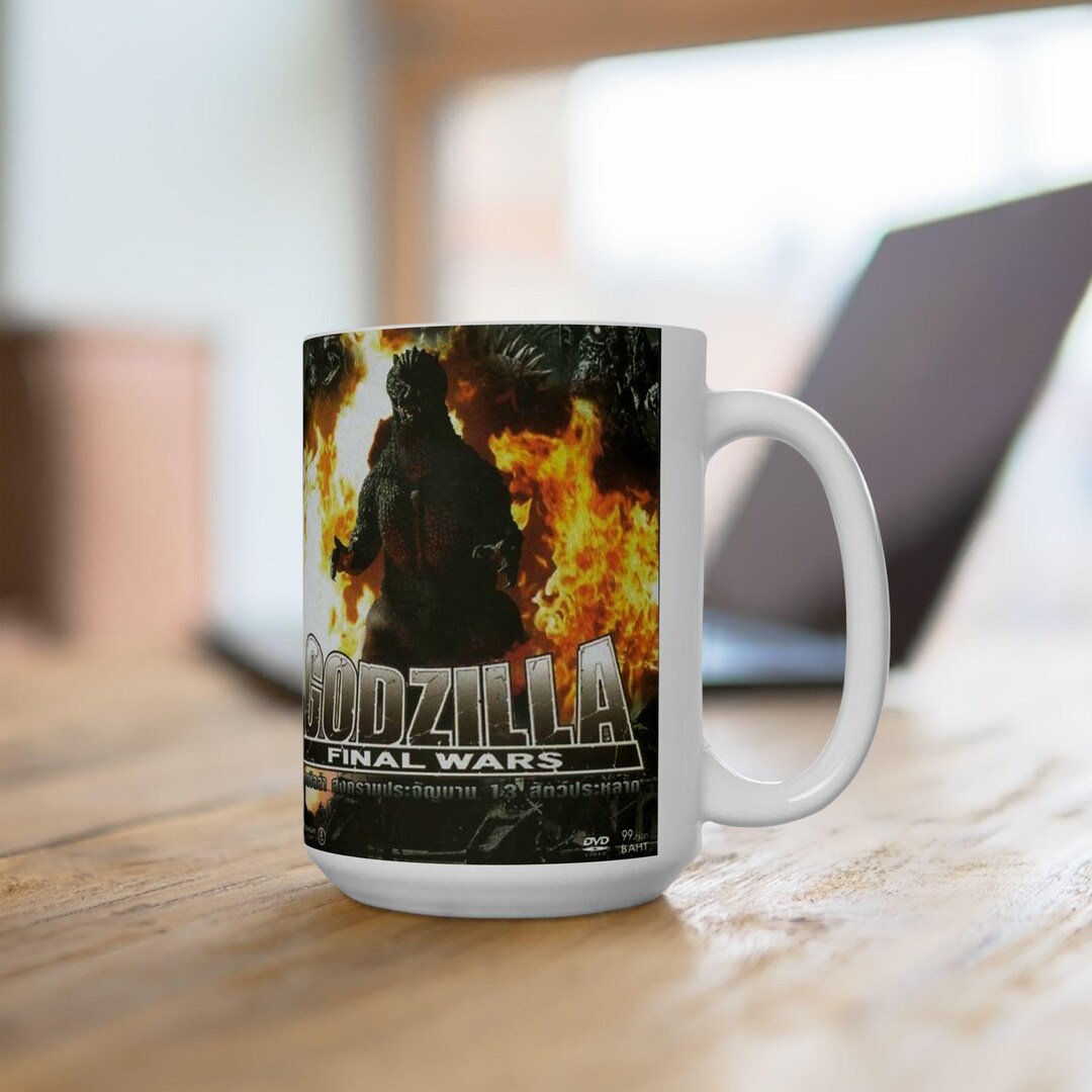 Godzilla Mug Cup, Japanese Monster Coffee Tea Drinkware, 11oz 15oz ...