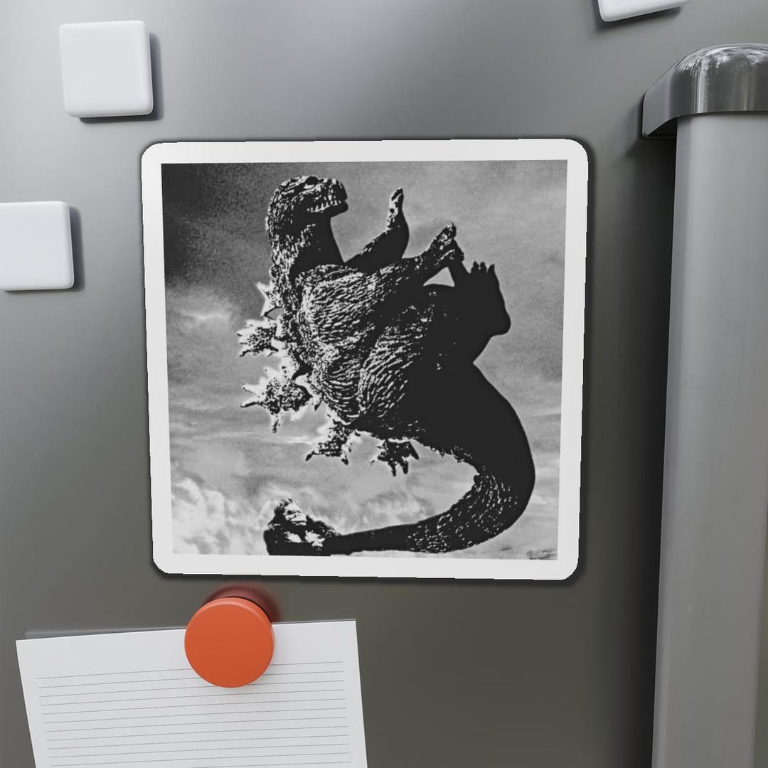 Die-cut Magnets, Godzilla Sticker Design, Fridge Magnet, Decorative ...