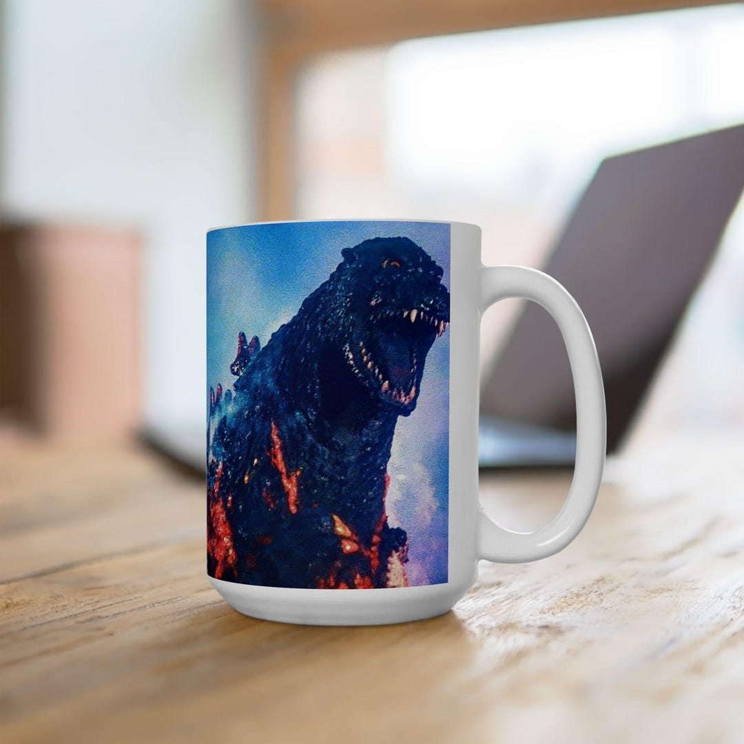 Godzilla Mug Cup, Japanese Monster Coffee Tea Cup, Kaiju Lover Gift ...