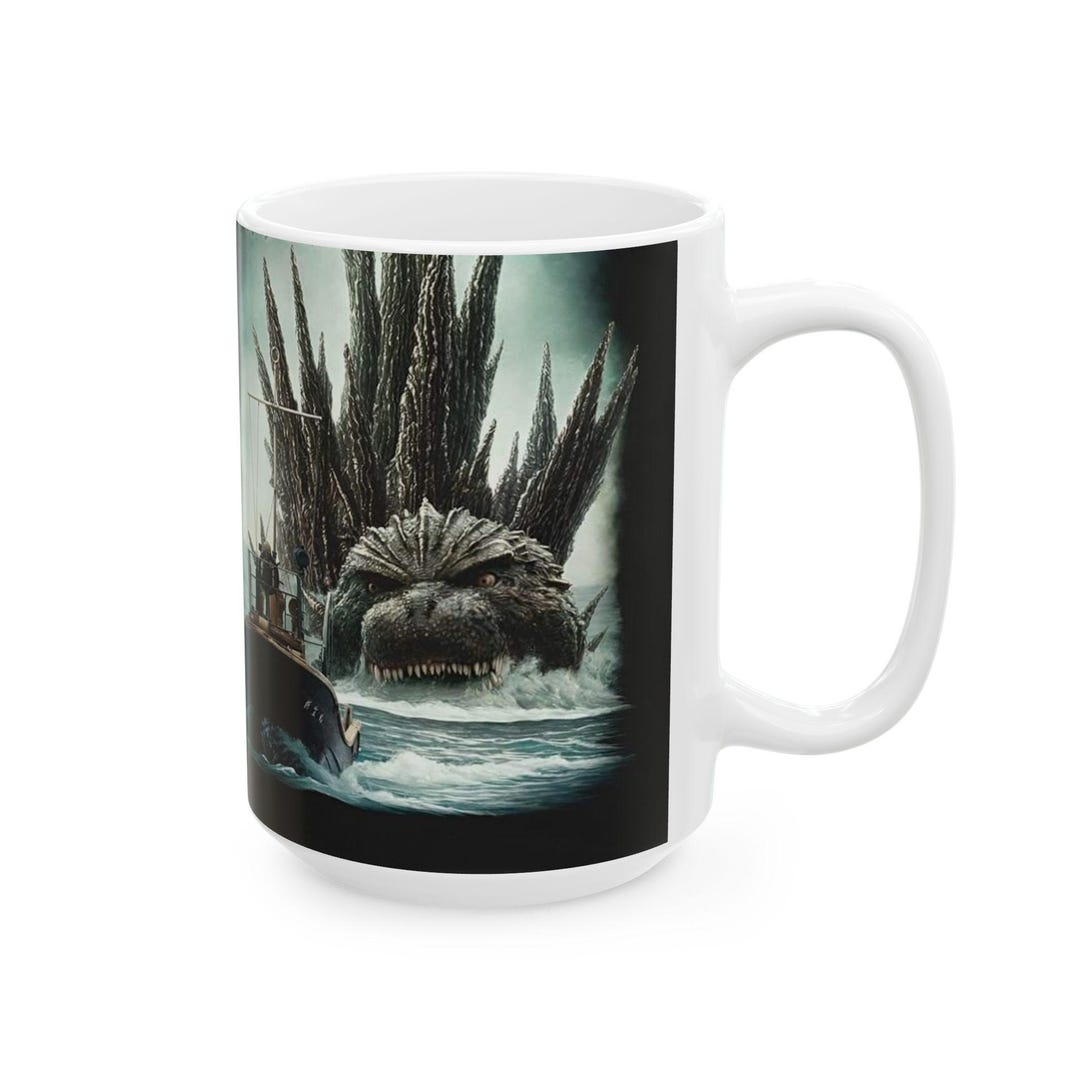 Godzilla Mug Cup, Japanese Godzilla Monster Tea Coffee Cup, Unique ...