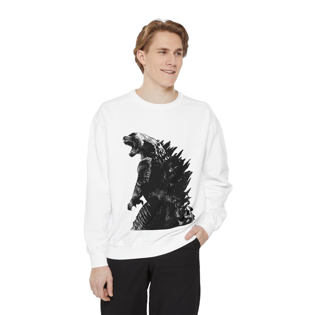 Godzilla Sweatshirt, Japanese Monster Movie Fan Apparel, King of the ...