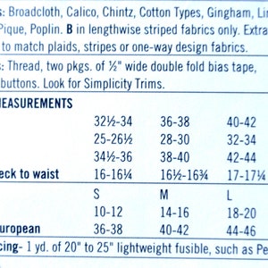 Simplicity 8533 Aprons, Size Sm-lg, Full & Hostess Half Aprons, 1950s ...