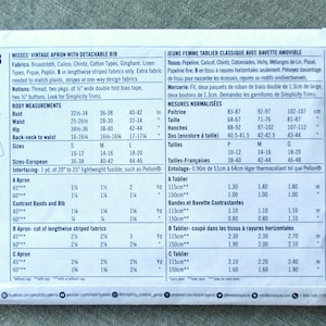 Simplicity 8533 Aprons, Size Sm-lg, Full & Hostess Half Aprons, 1950s ...