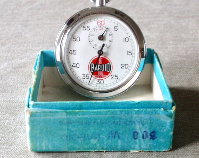 RARE 1970s Baroid Stopwatch, 30 Minute, Swiss Made, Derrick Logo ...