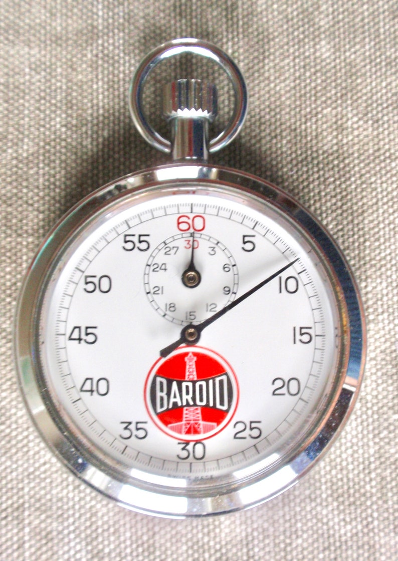 RARE 1970s Baroid Stopwatch 30 Minute Swiss Made Derrick - Etsy