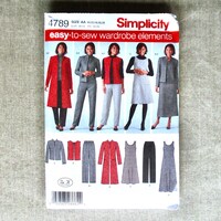 Uncut 2020 Simplicity 'easy to Sew' Sewing Pattern K8740 for Misses ...