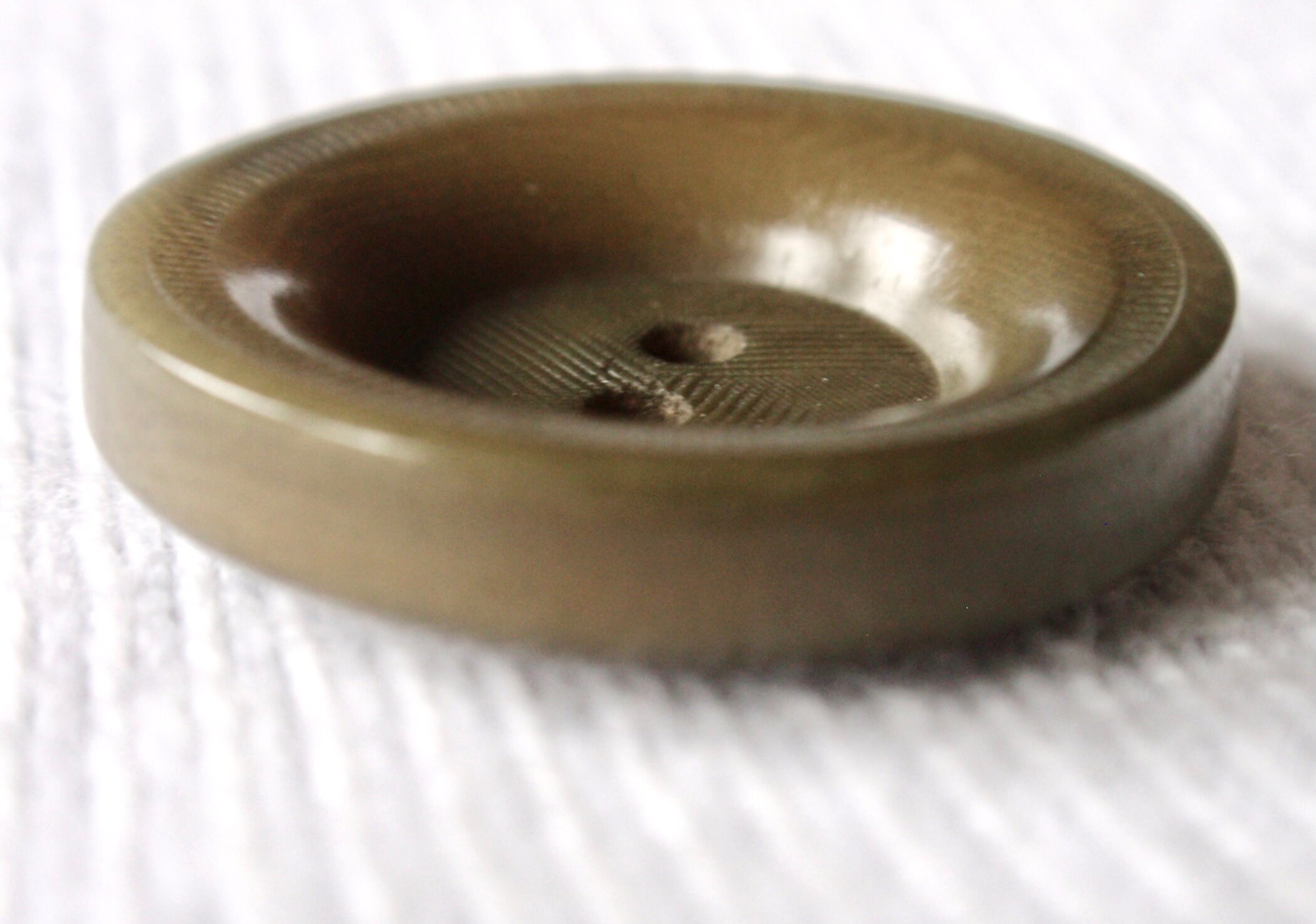 Vintage 1950's Buttons, Olive Military Green, Color Variations, 7/8 ...