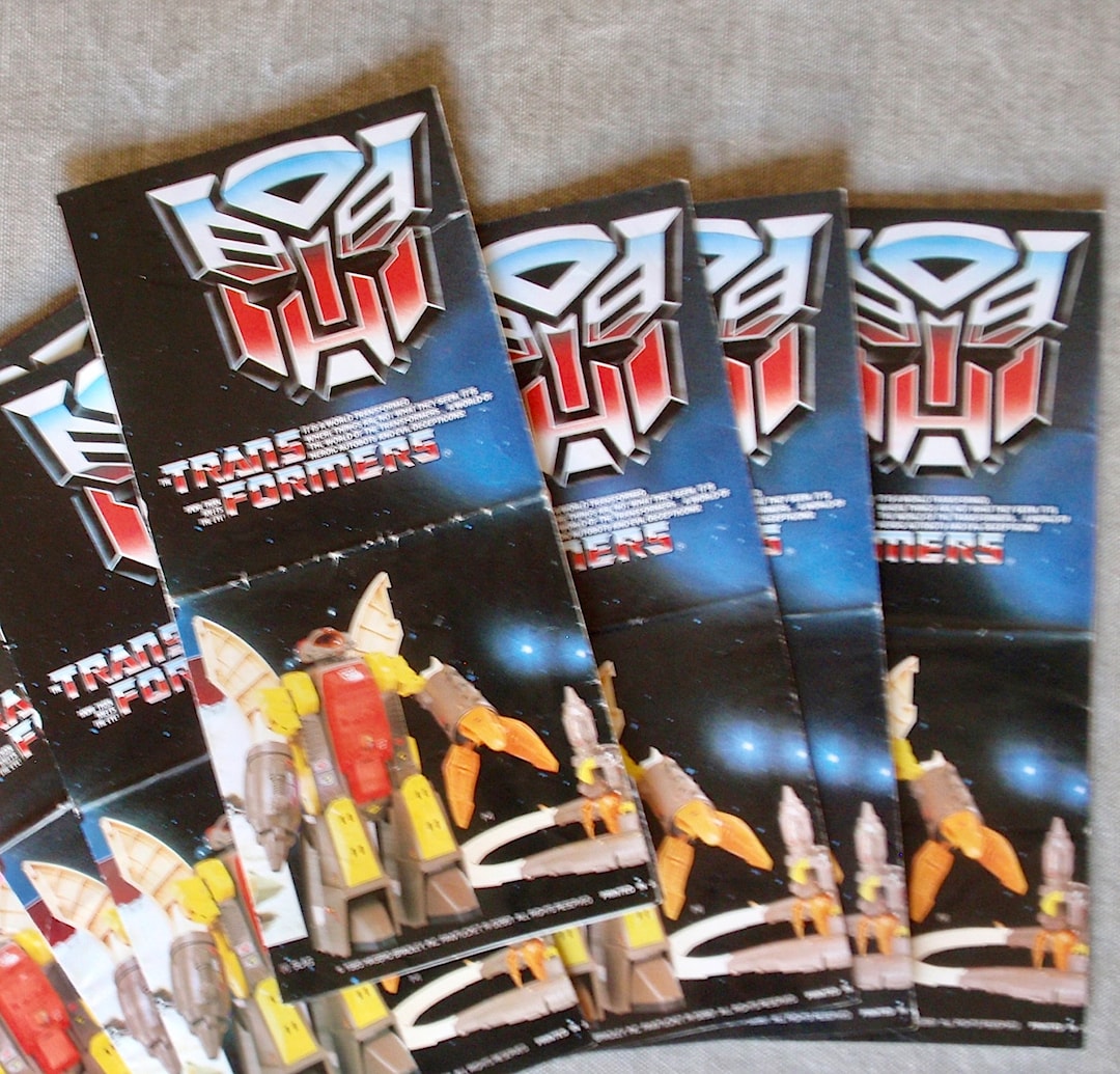 1985 Hasbro® Transformers® Original Genuine Advertising/sales Booklet ...