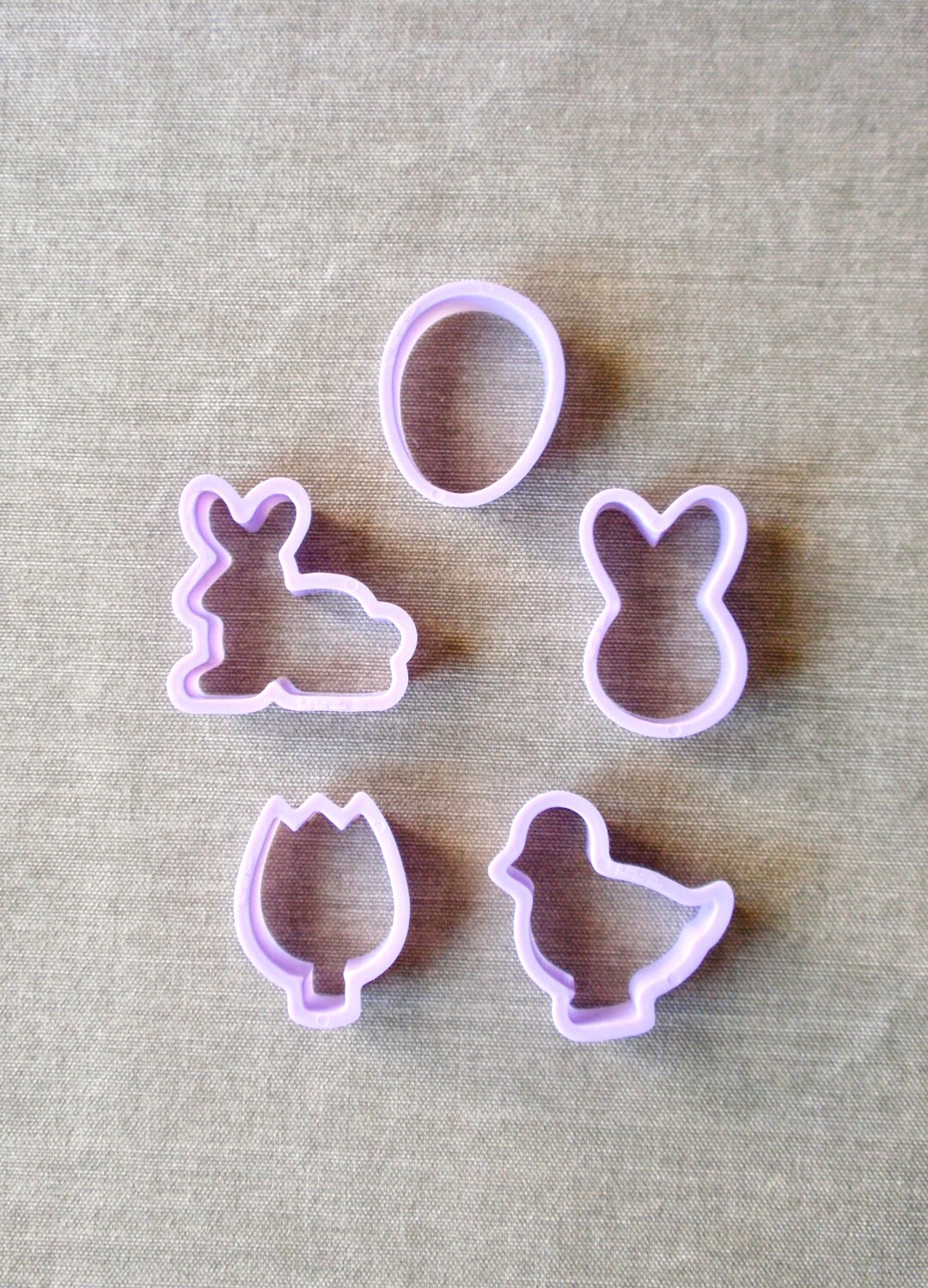 Vintage Wilton Spring Cookie Cutters Set: Bunnies, Chick, Tulip, Egg - Etsy