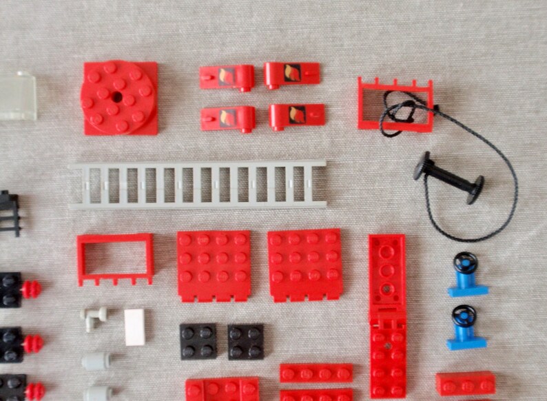 Vintage LEGO® 6366 Fire and Rescue Squad, Partial Set 84% Complete, All ...