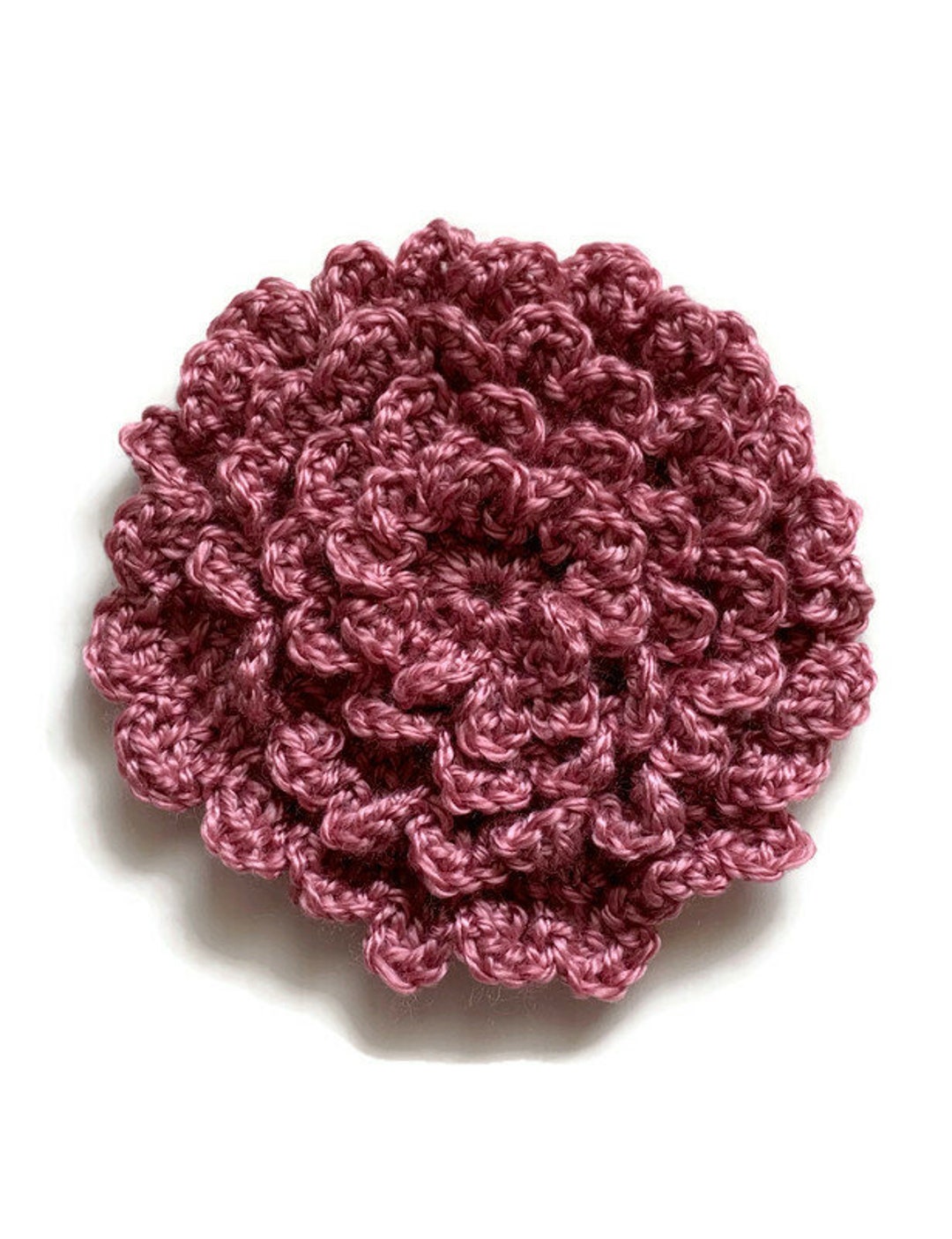 Extra Large Crocheted Flower Applique Measuring Approximately - Etsy