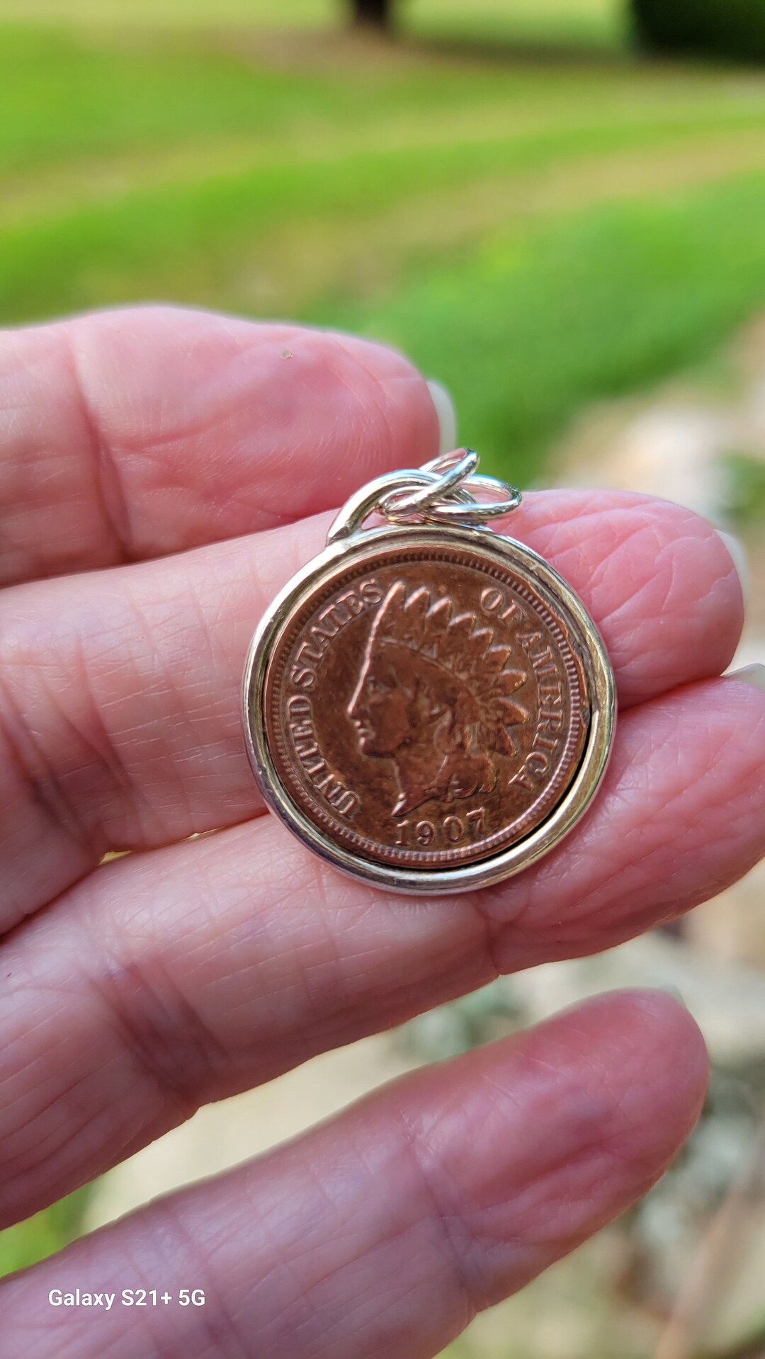Indian Head 1907 Copper Penny Charm - Etsy