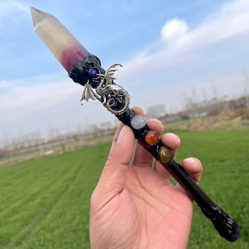 Magic Crystal Wand - Etsy