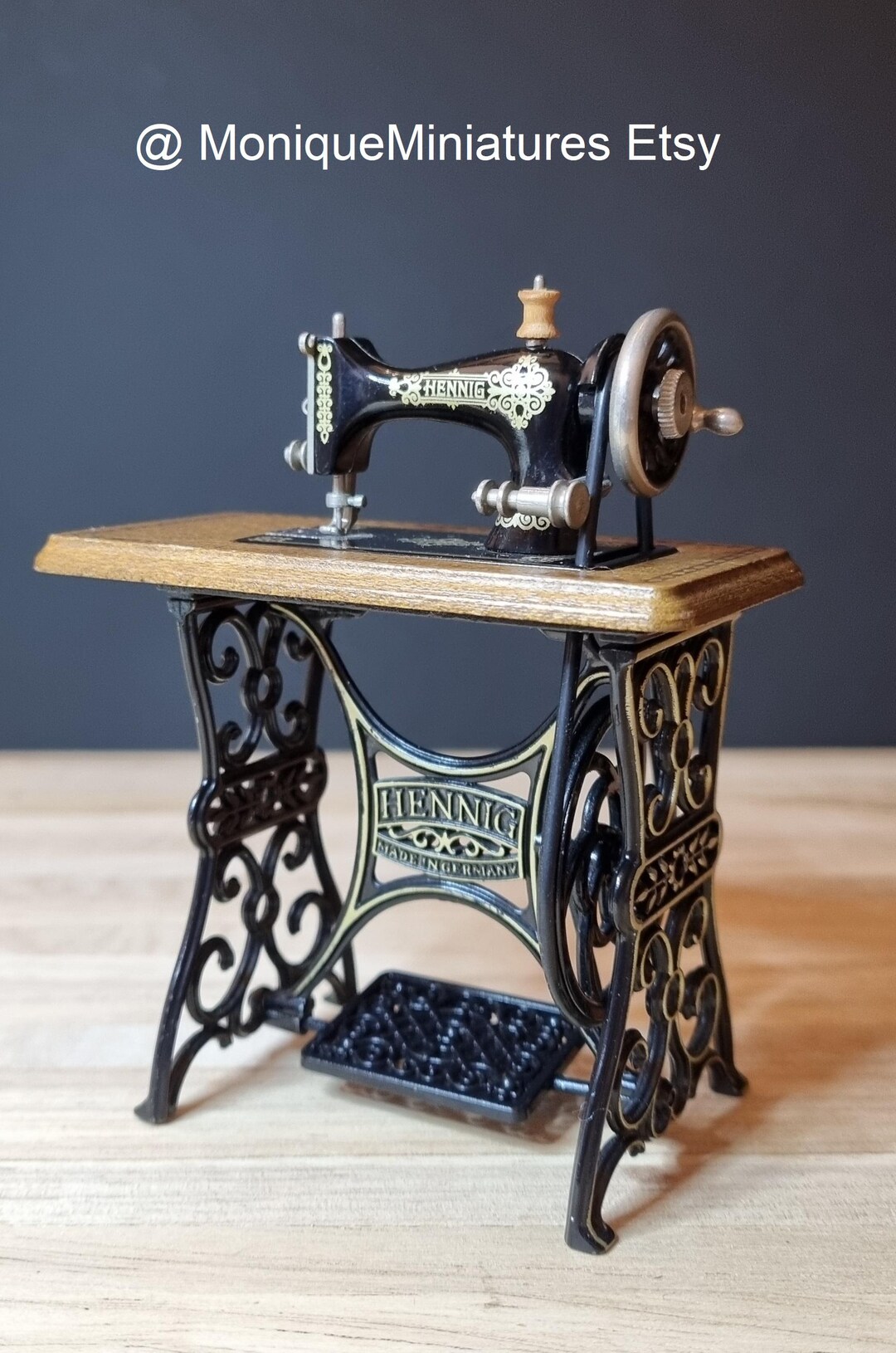 Miniature Working Sewing Machine Bodo Hennig Dolls House - Etsy