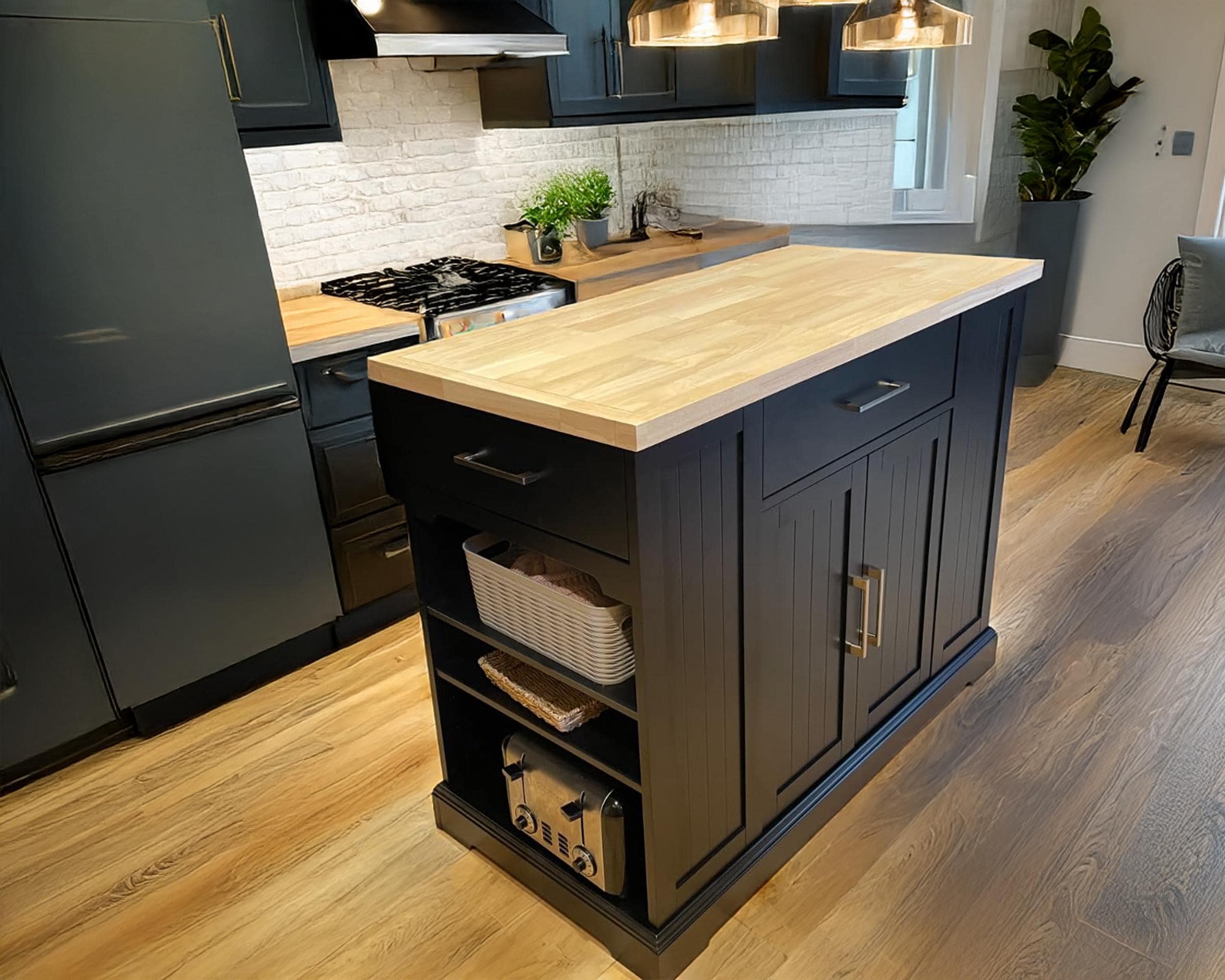 Kitchen Island With Seating and Storage, Vintage Kitchen Island ...