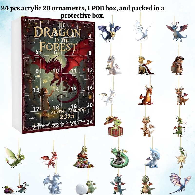 Dragon Advent Calendar - Etsy