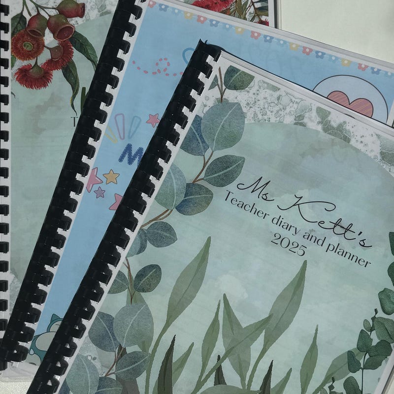 Teacher Diary - Etsy
