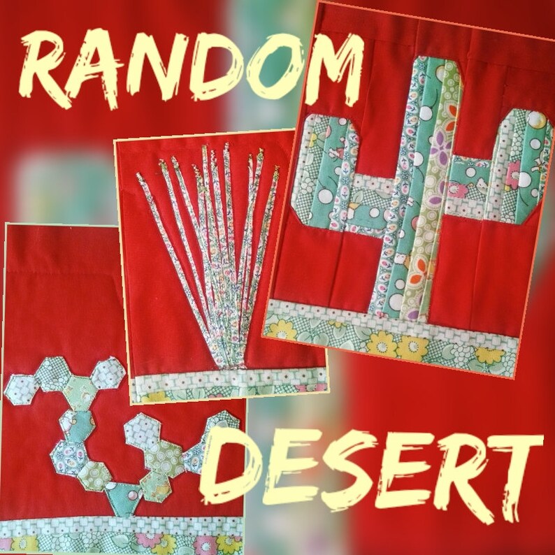 Random Desert 3 Improv Quilt Blocks PDF Pattern | Etsy