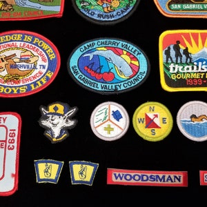 Vintage BSA Patches, Boy Scouts of America, Lot of 30 Patches, 1 Pin ...