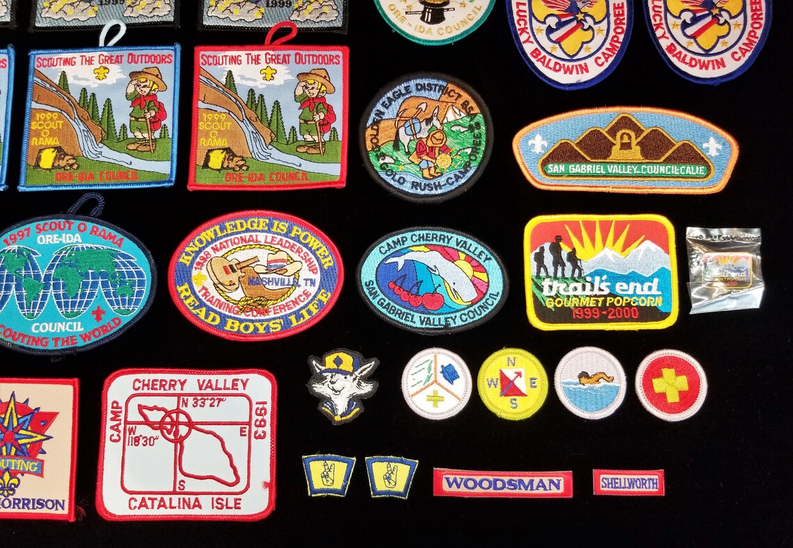 Vintage BSA Patches Boy Scouts of America Lot of 30 Patches - Etsy