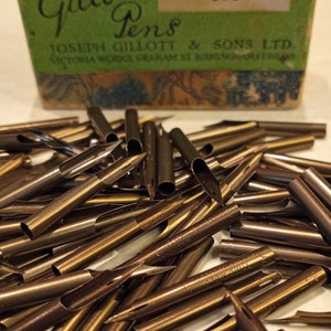 Genuine Antique Gillott's #659 Lithographic Crow Quill Nibs, Set of 3 ...