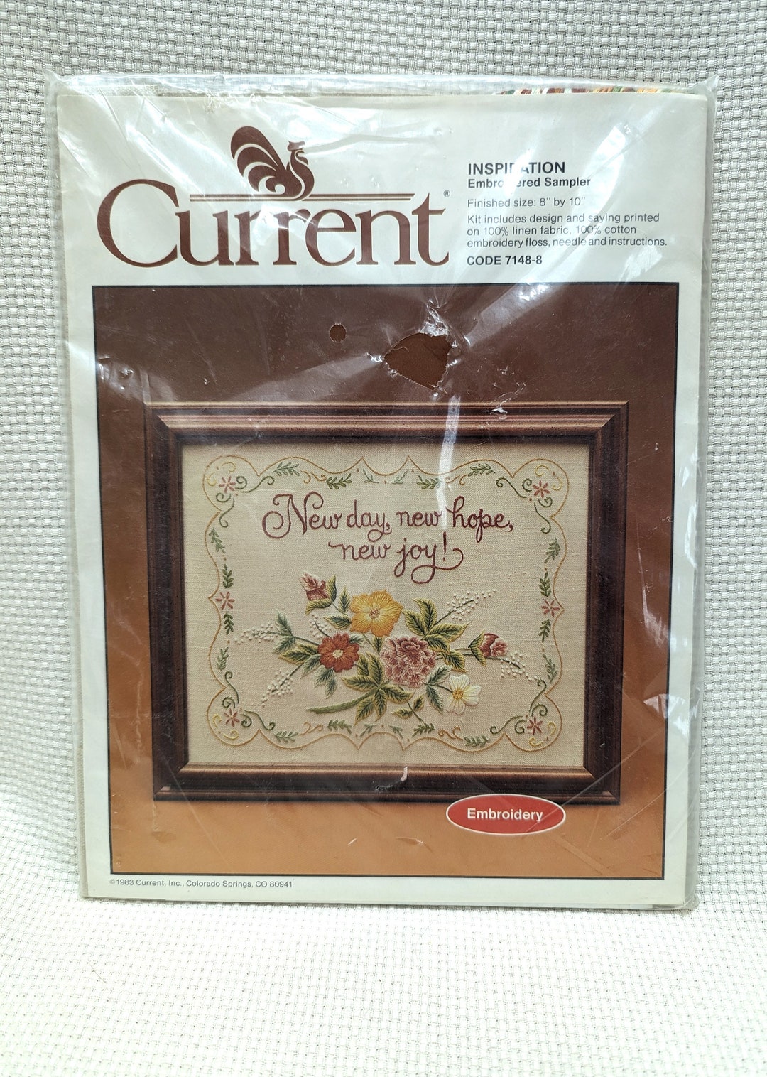Inspiration Embroidered Sampler, Current Embroidery Kit, Code 71488 ...