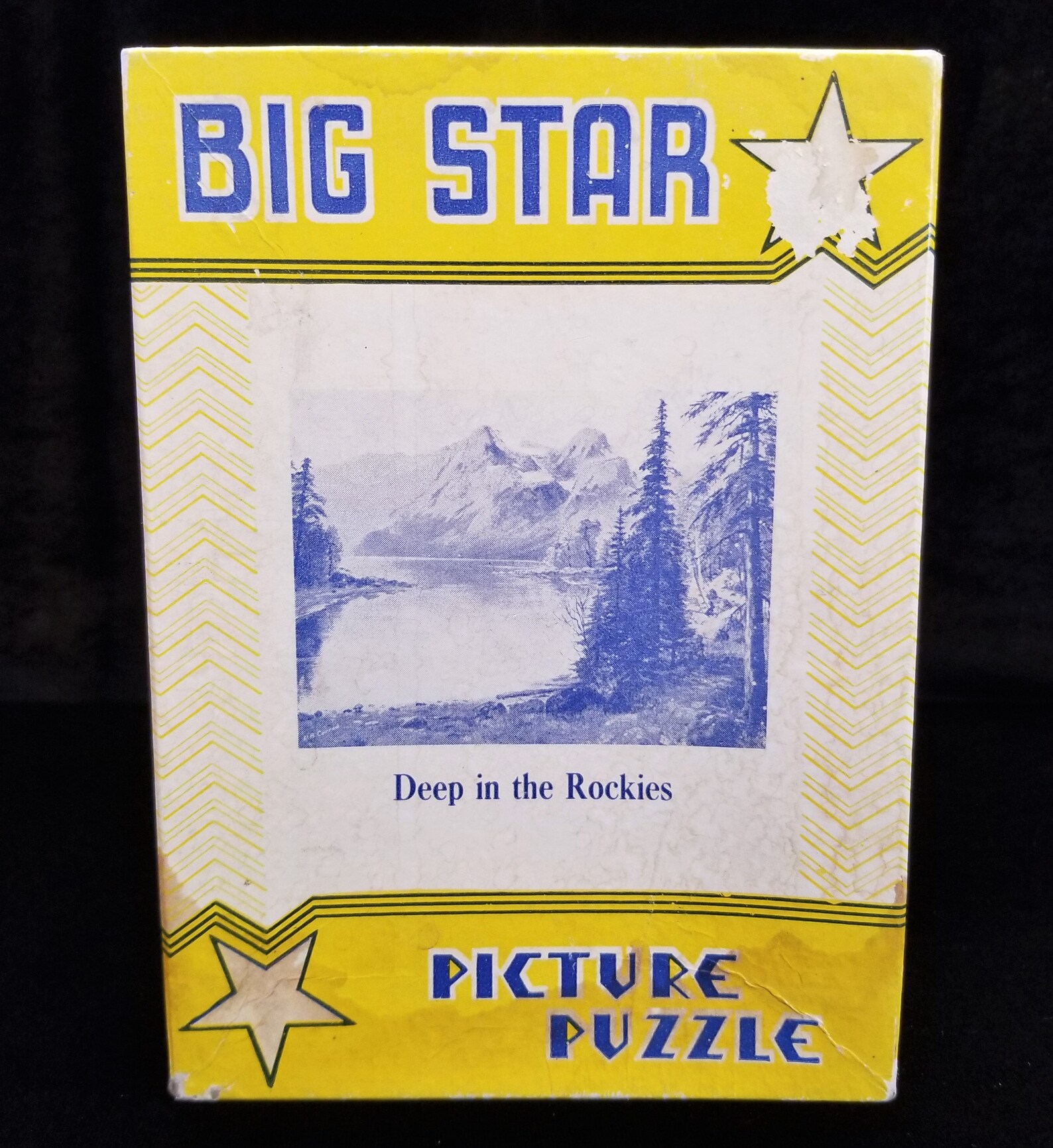 Vintage 1930s Big Star Picture Puzzle Deep in the Rockies | Etsy