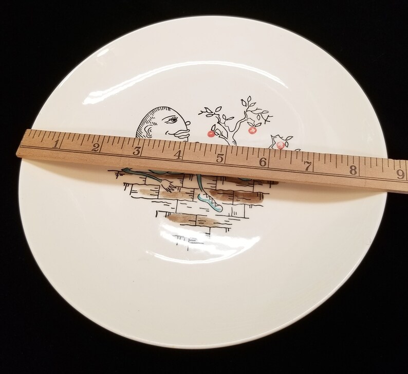 Rare Blue Ridge Humpty 4 Piece Set 2 Plates 1 Bowl 1 Cup - Etsy