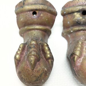 Antique Cast Iron Claw Feet, Set of 4, Furniture or Bathtub, Ball and ...