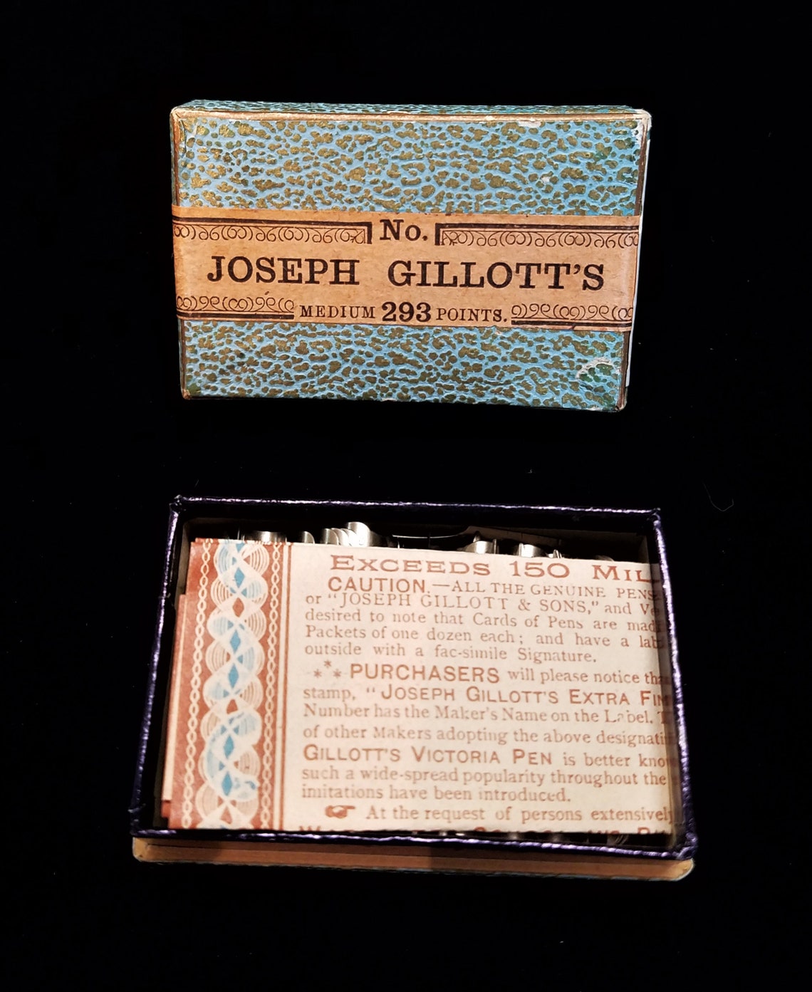 3 Joseph Gillott's 293 Medium Point Public Nibs Gillott - Etsy