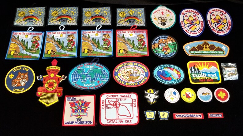 Vintage BSA Patches Boy Scouts of America Lot of 30 Patches - Etsy