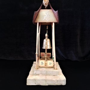 Oriental Bell Temple Shrine, Pagoda Bell Shrine, Mixed Media, Altered ...