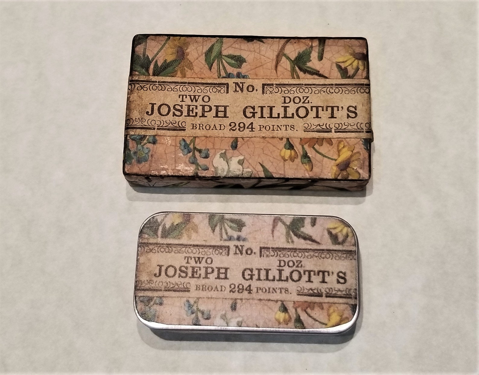 Gillott Pen Nib Tin Storage 12 Varieties Gillott Group 1 | Etsy