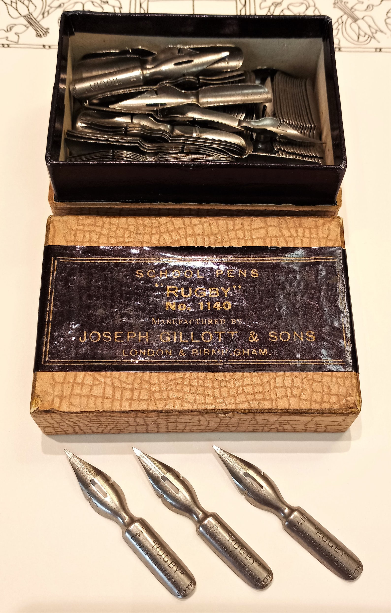 Gillott Rugby 1140 Dip Pen Nibs Set of 3 School Pens - Etsy