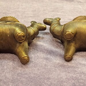 Tribal Brass Camel Candle Holders Pair of Candlesticks - Etsy