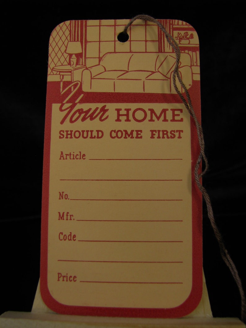 4 Vintage Furniture Price Tags Home Furnishing Tags | Etsy 4 Vintage Furniture Price Tags Home Furnishing Tags | Etsy