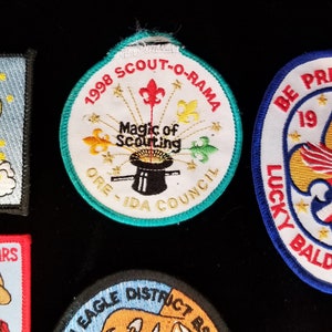 Vintage BSA Patches, Boy Scouts of America, Lot of 30 Patches, 1 Pin ...