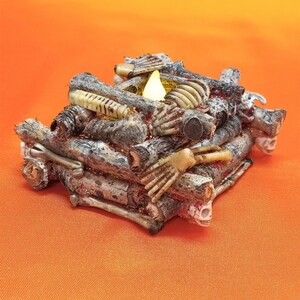 Halloween Witch Fire, Grizzly Campfire, Tabletop, Flickering Battery ...