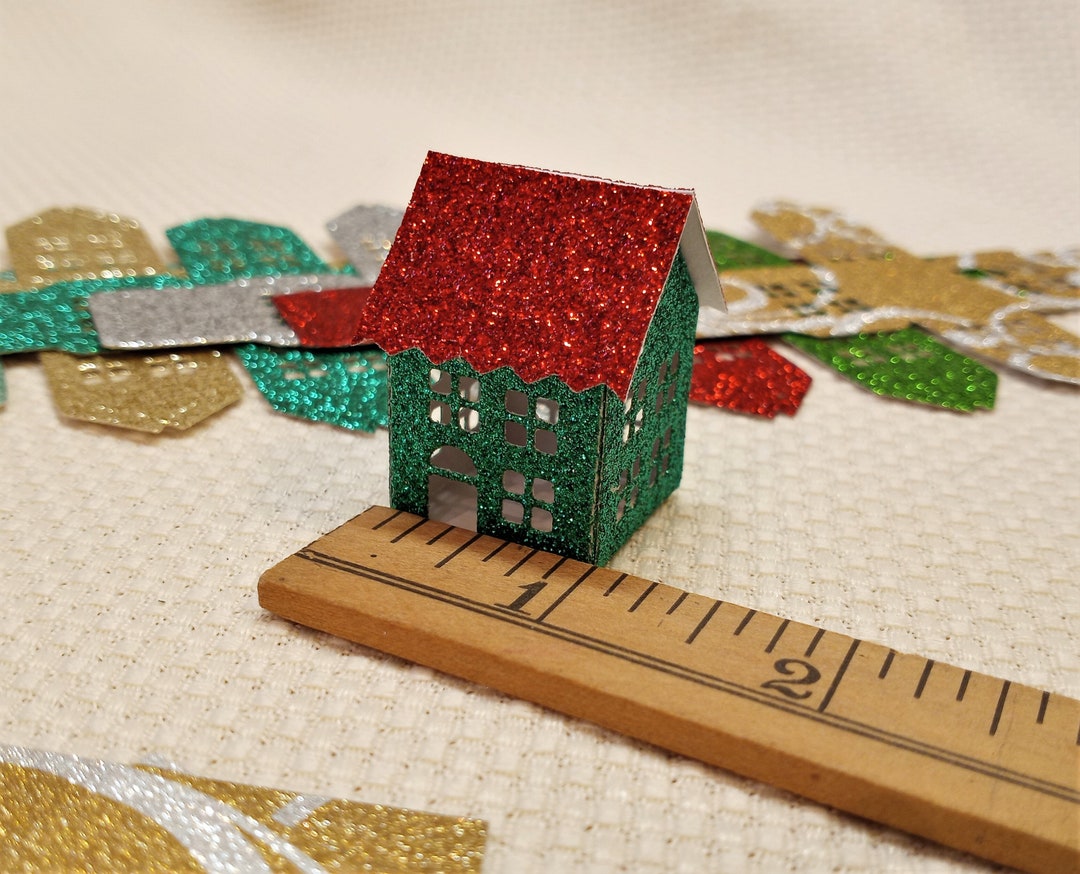 10 Miniature Putz House Kit, K1 Unassembled Houses, Includes ...